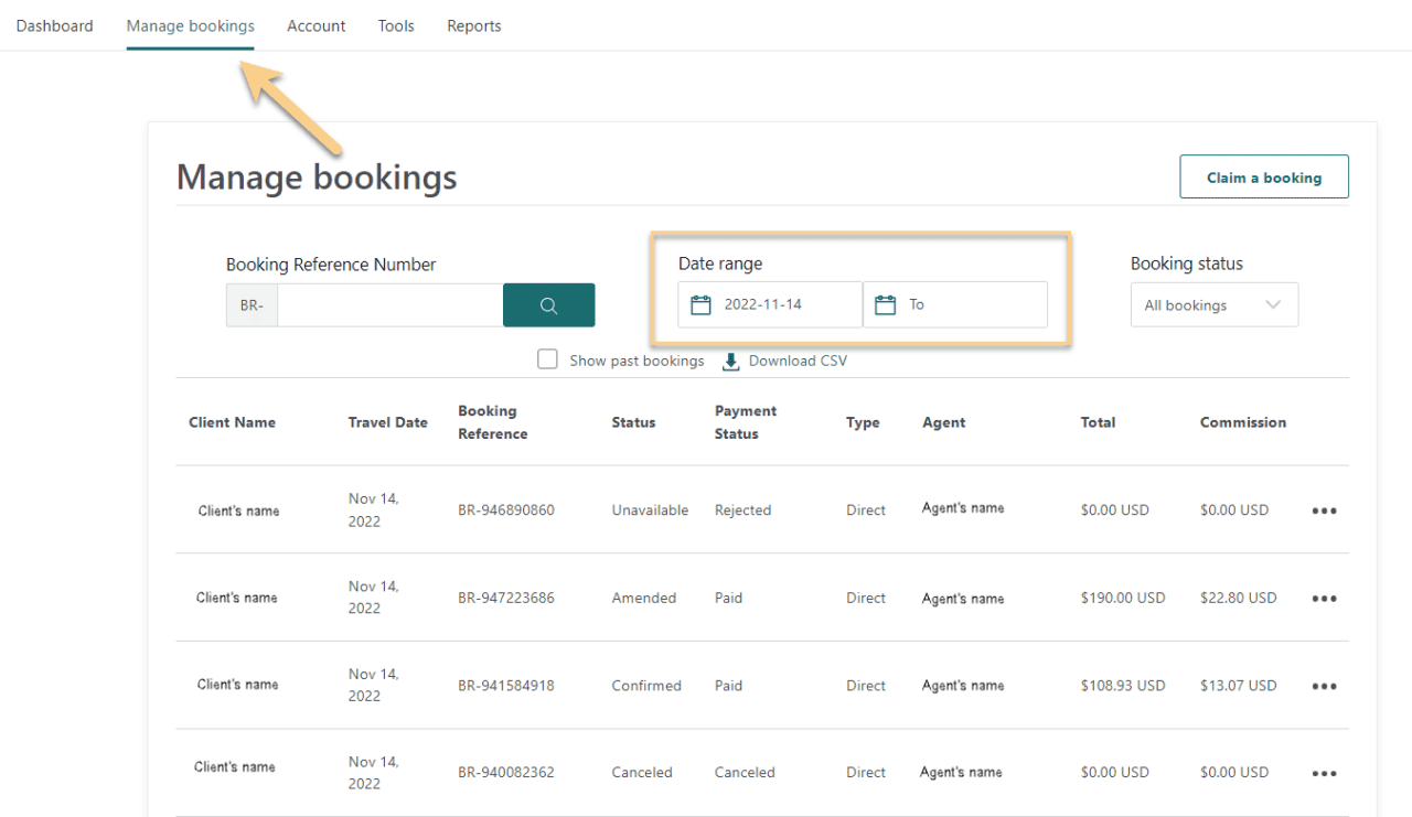 Manage Bookings on the Travel Agent Program - Viator Agent Center