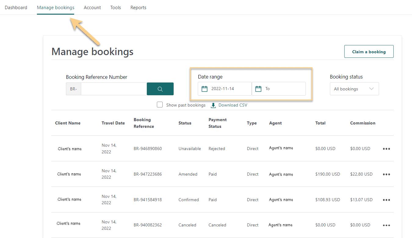 Manage Bookings on the Travel Agent Program - Viator Agent Center