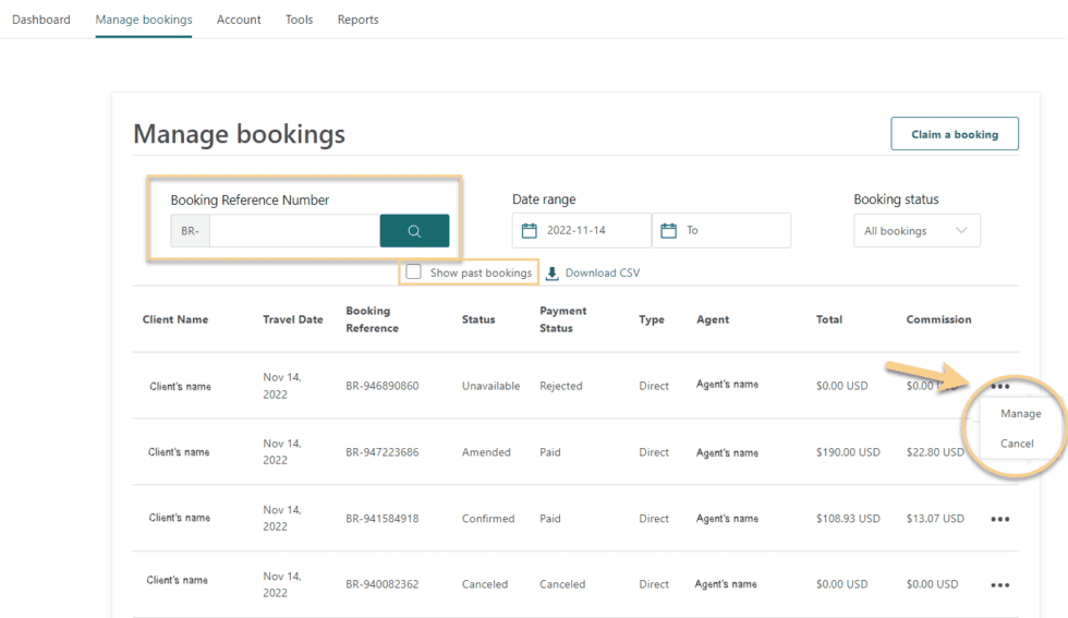 Manage Bookings on the Travel Agent Program - Viator Agent Center